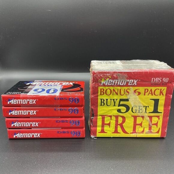 Memorex | Media | Memorex Dbs 9min Type I Normal Bias Blank Audiocassette Tapes 0 Pack New ...